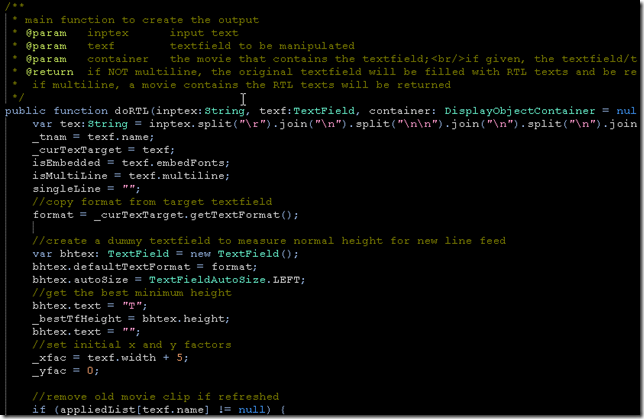 Dark color scheme for FDT & FlashDevelop - Int3ractive